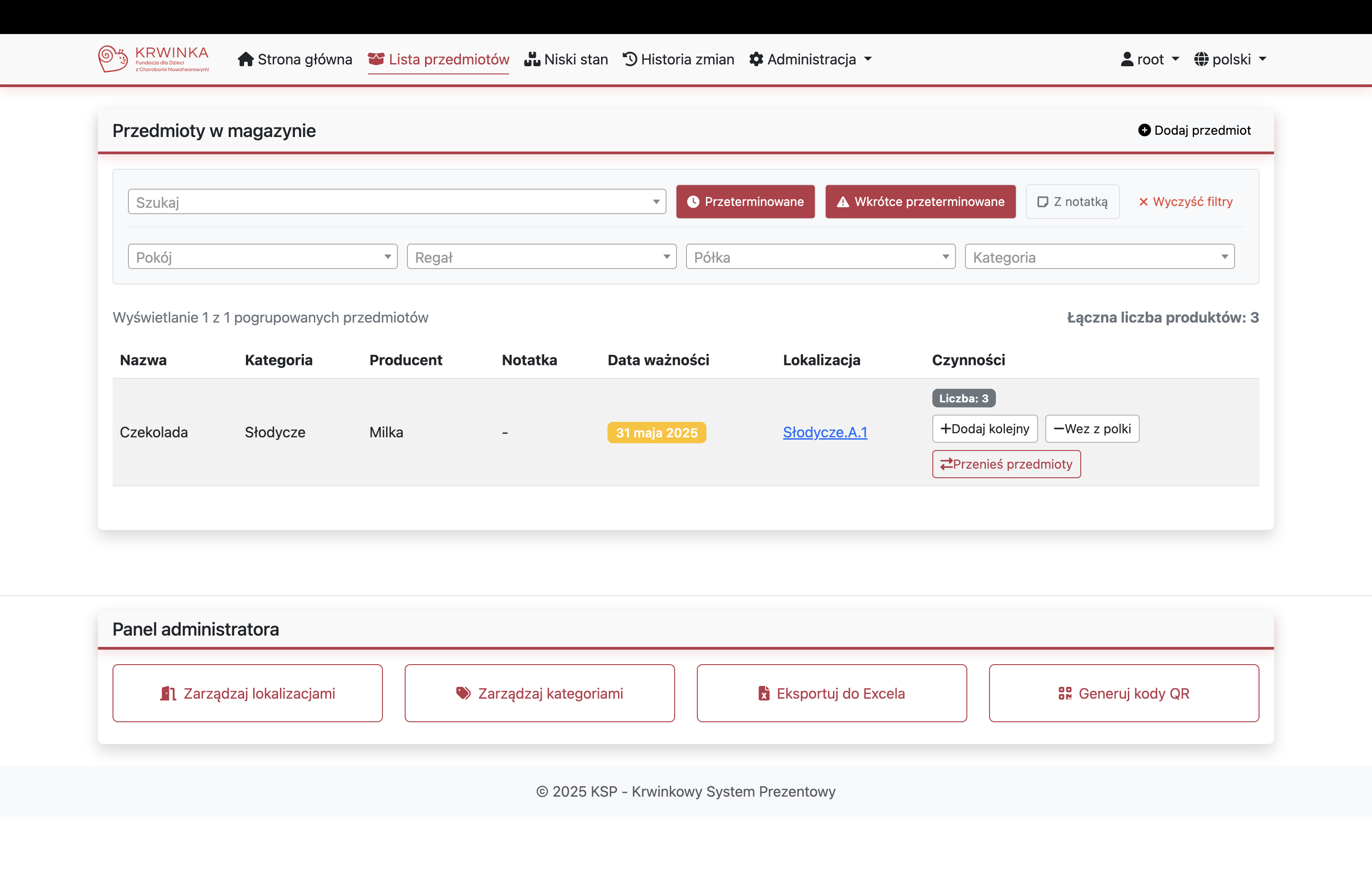 Krwinkowy System Prezentowy